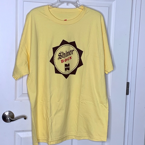 Hanes | Shirts | Hanes Shiner Bock Nys Nashfm Tee Shirt Nwot Rare ...